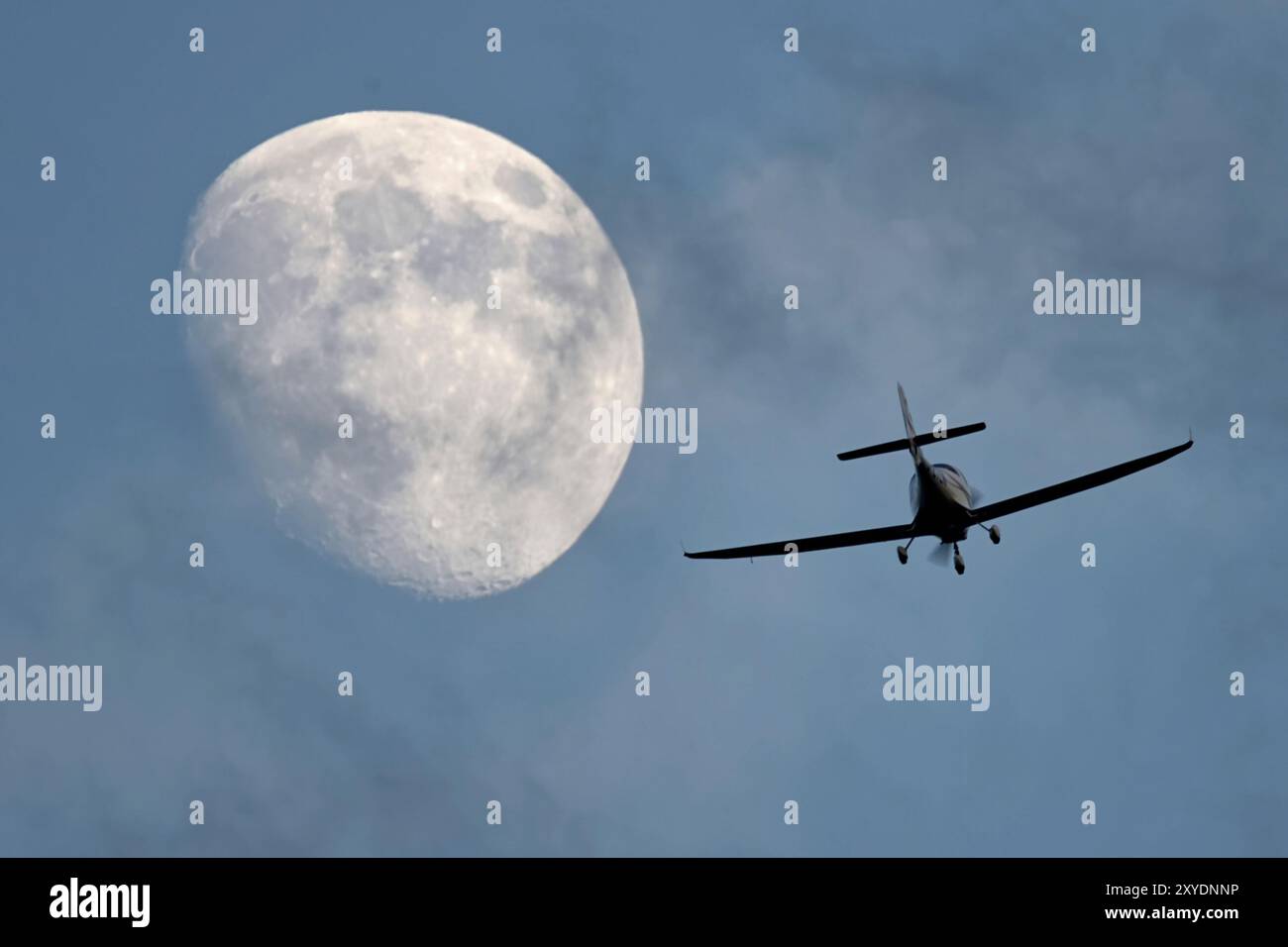 Journey to the moon Stock Photo - Alamy
