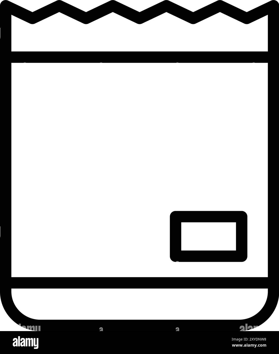 Paper bag Vector Icon Design Illustration Stock Vector Image & Art - Alamy