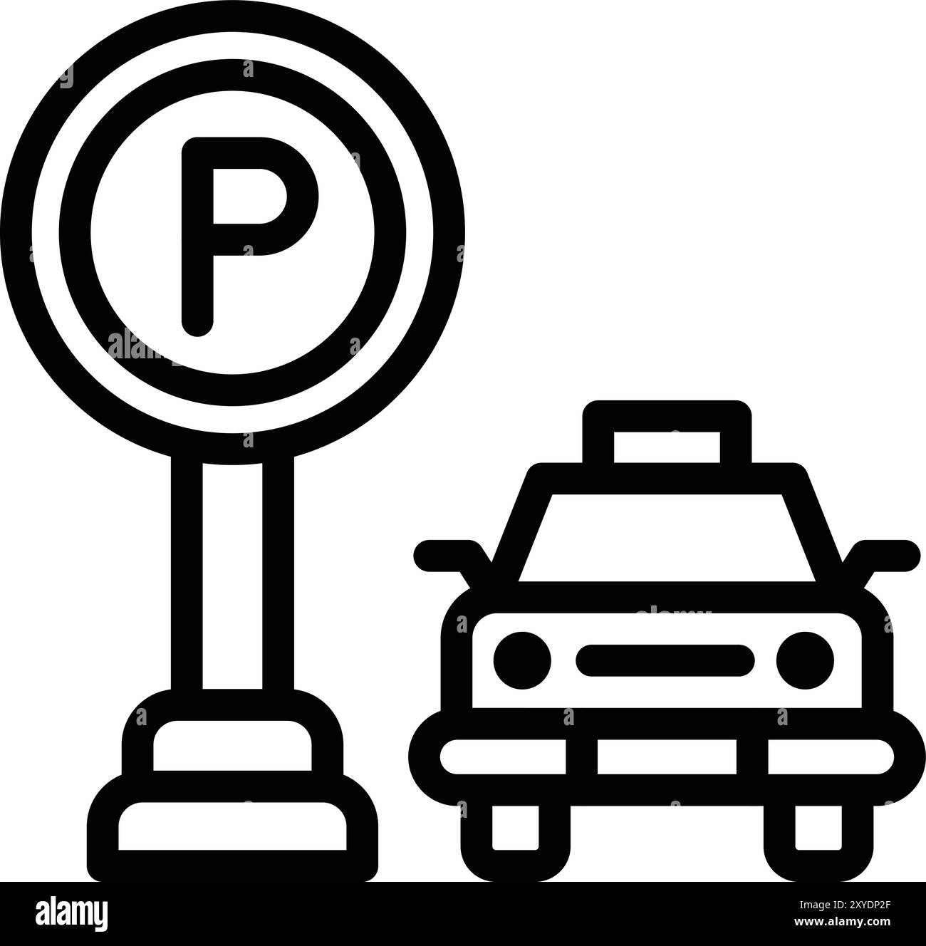 Park icon vector image Stock Vector Images - Alamy
