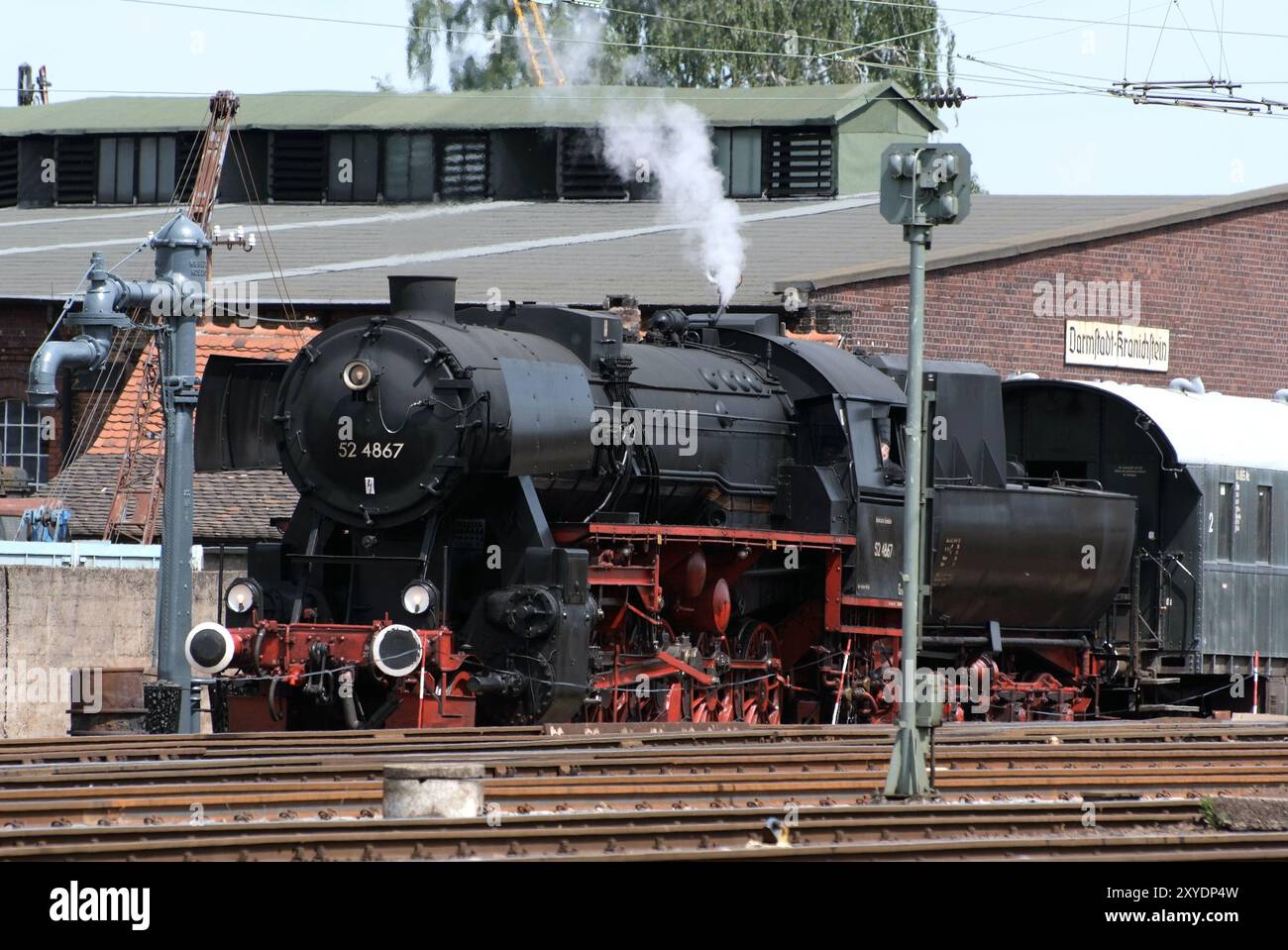 Steam locomotive, class 52 Stock Photo - Alamy