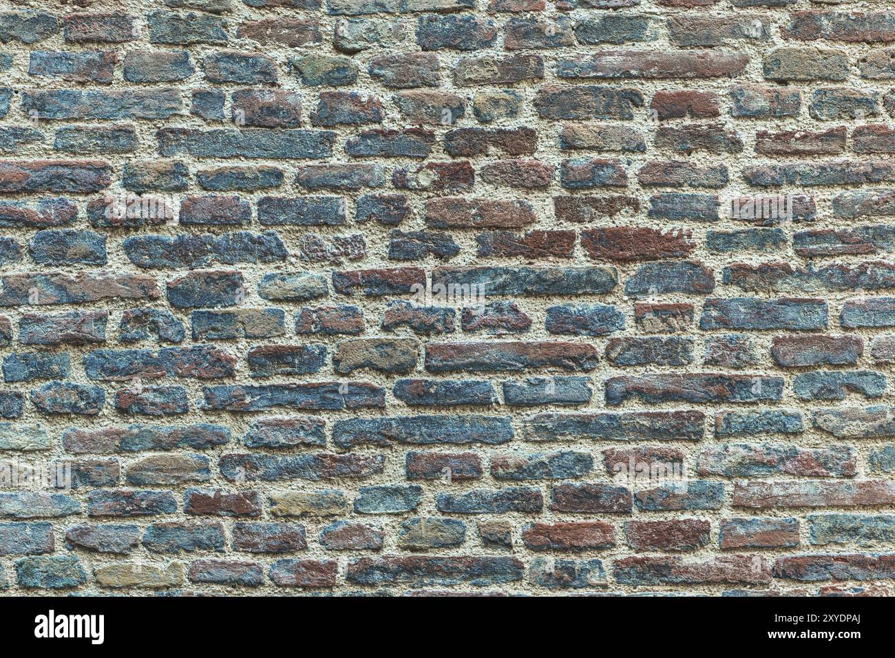 Original ancient medieval brick wall Stock Photo - Alamy