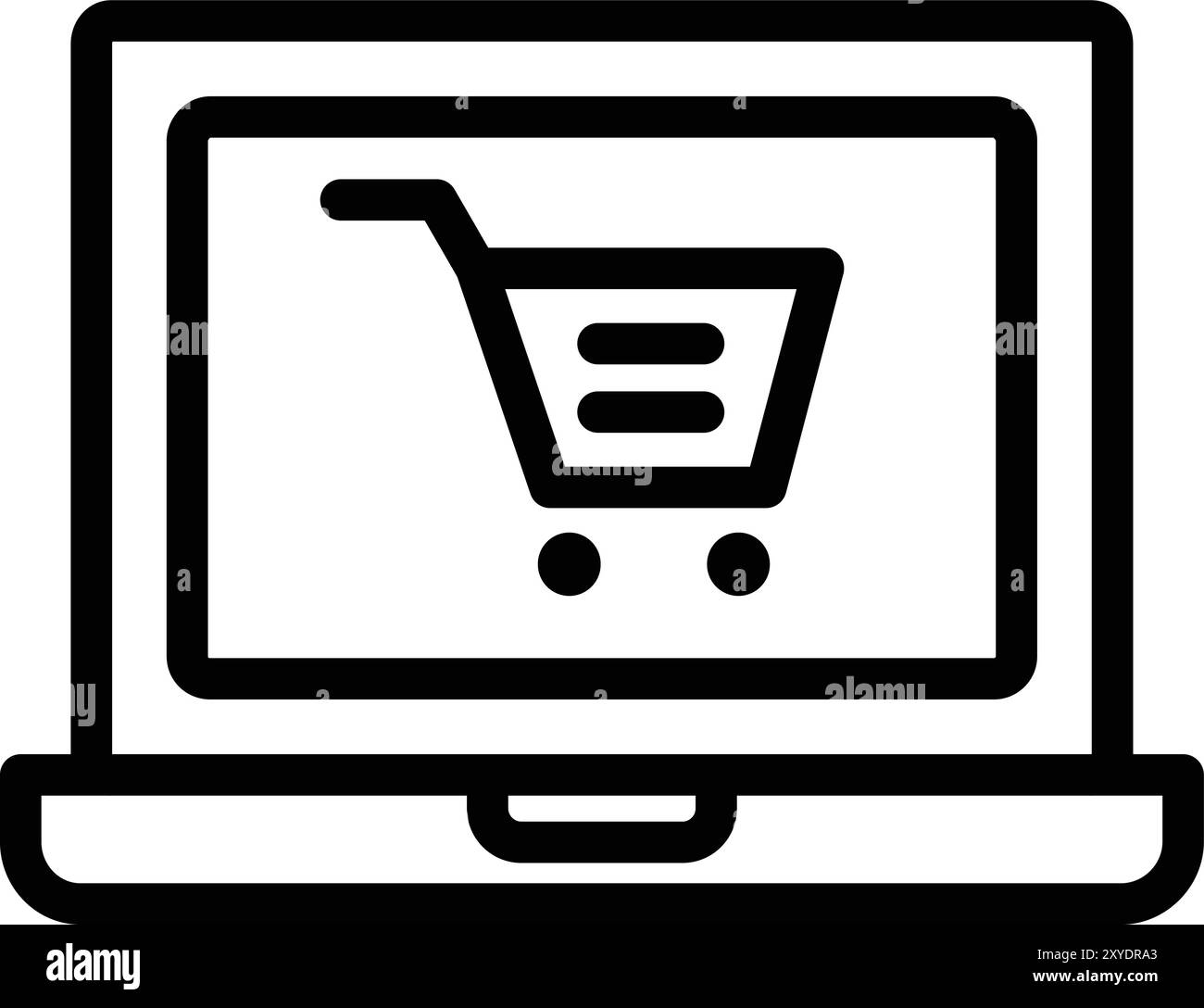 Shopping cart clipart Black and White Stock Photos & Images - Alamy
