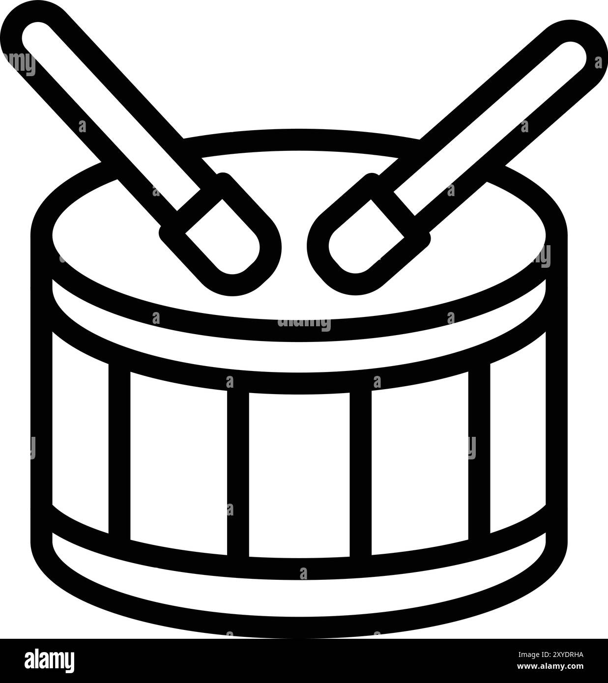 Drum set icon editable Cut Out Stock Images & Pictures - Alamy
