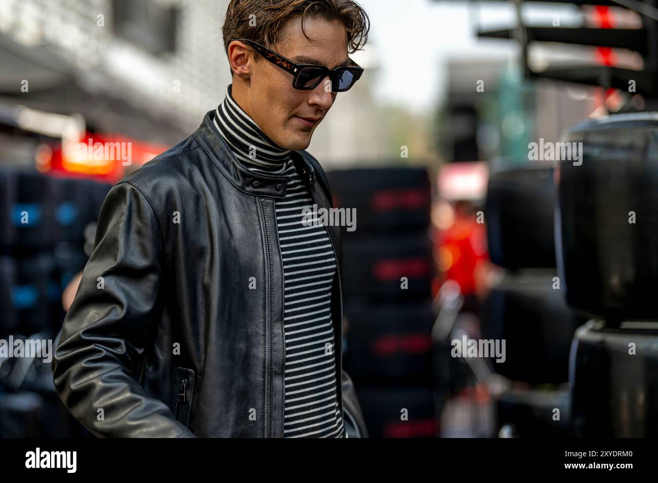 Monza, Italy, August 29, George Russell, from the United Kingdom ...