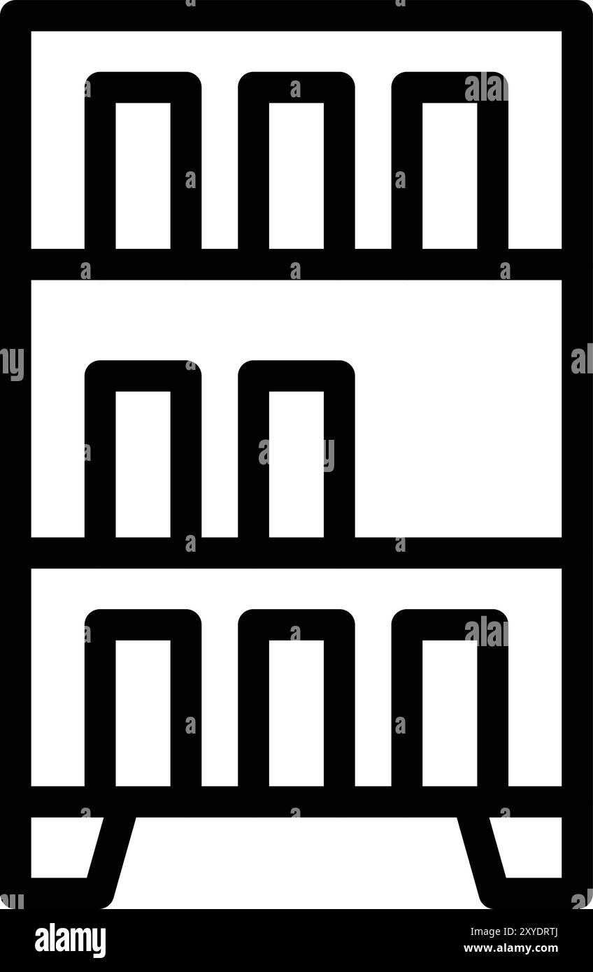 Books icons set vector Black and White Stock Photos & Images - Alamy