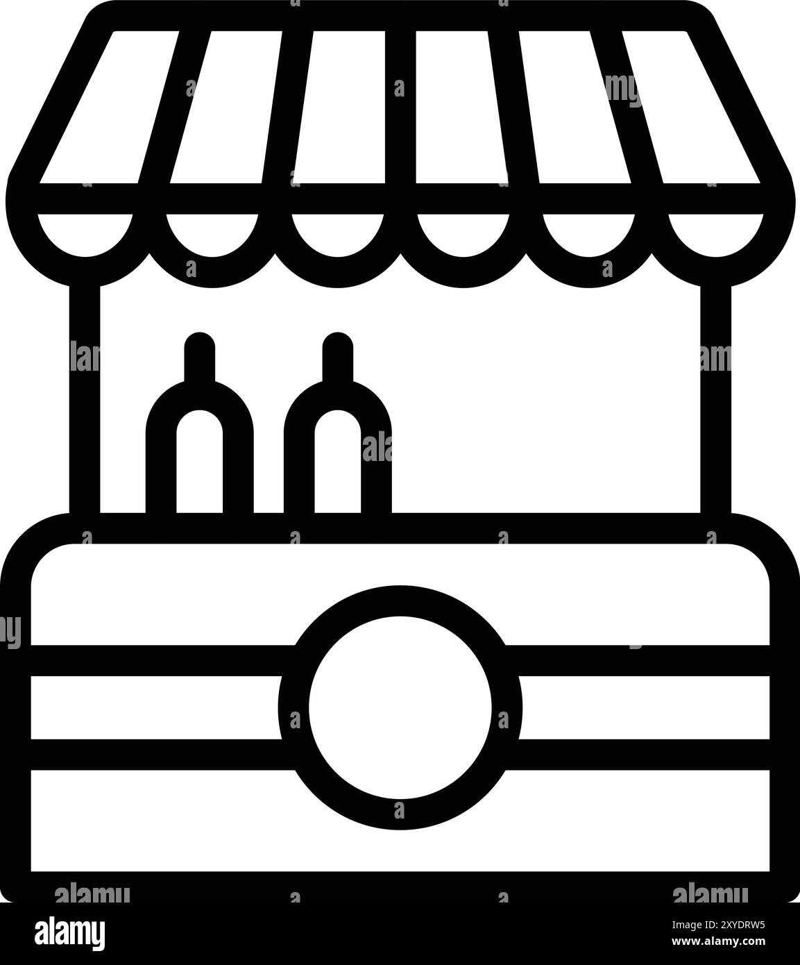 Food stall logo Stock Vector Images - Alamy