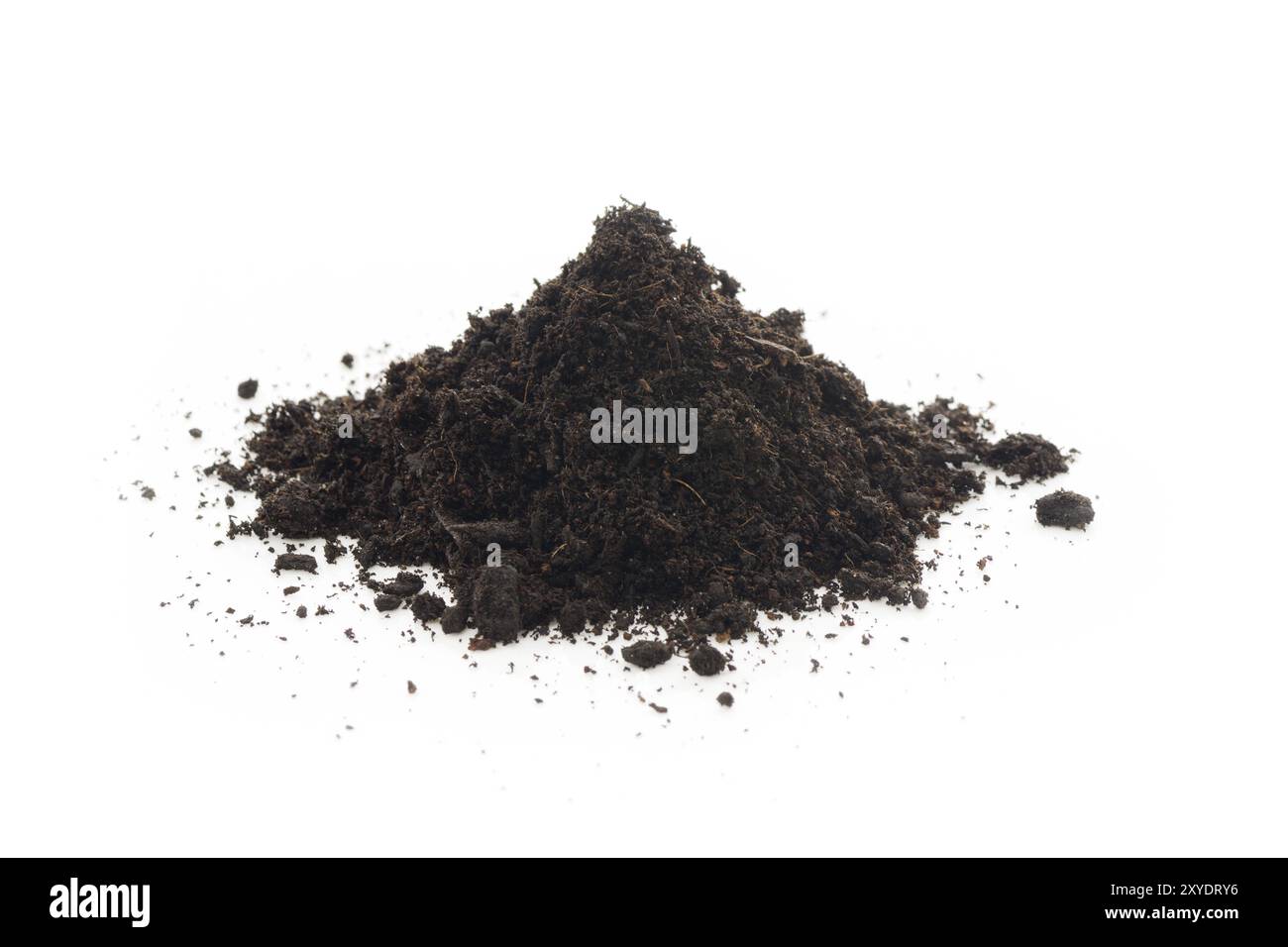 Organic potting soil mix enriched with compost, used in horticulture ...