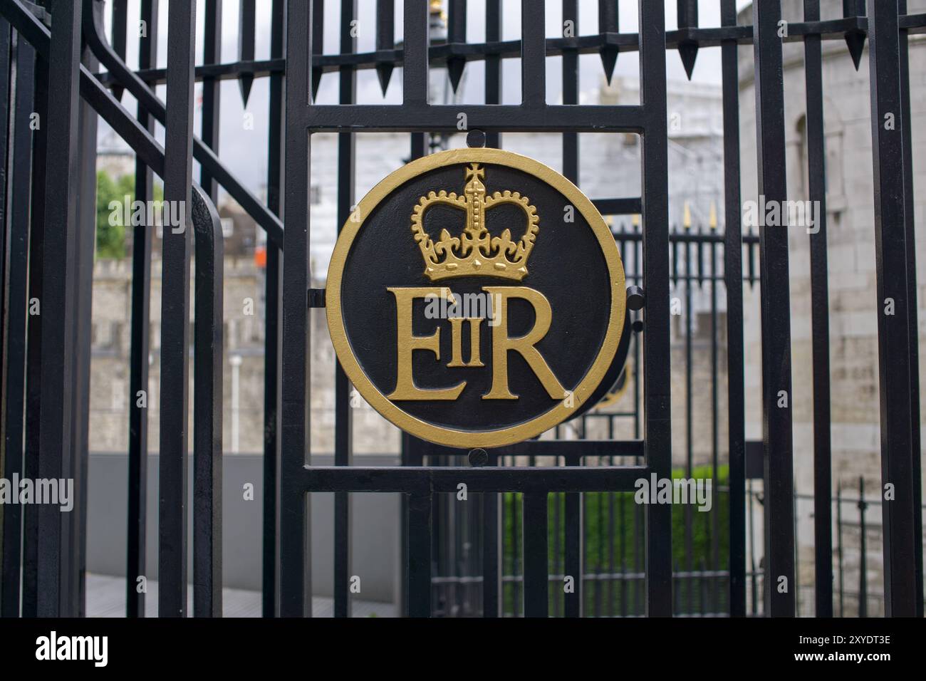 E II R Acronym Elizabeth II Regina (Queen of Great Britain Stock Photo ...