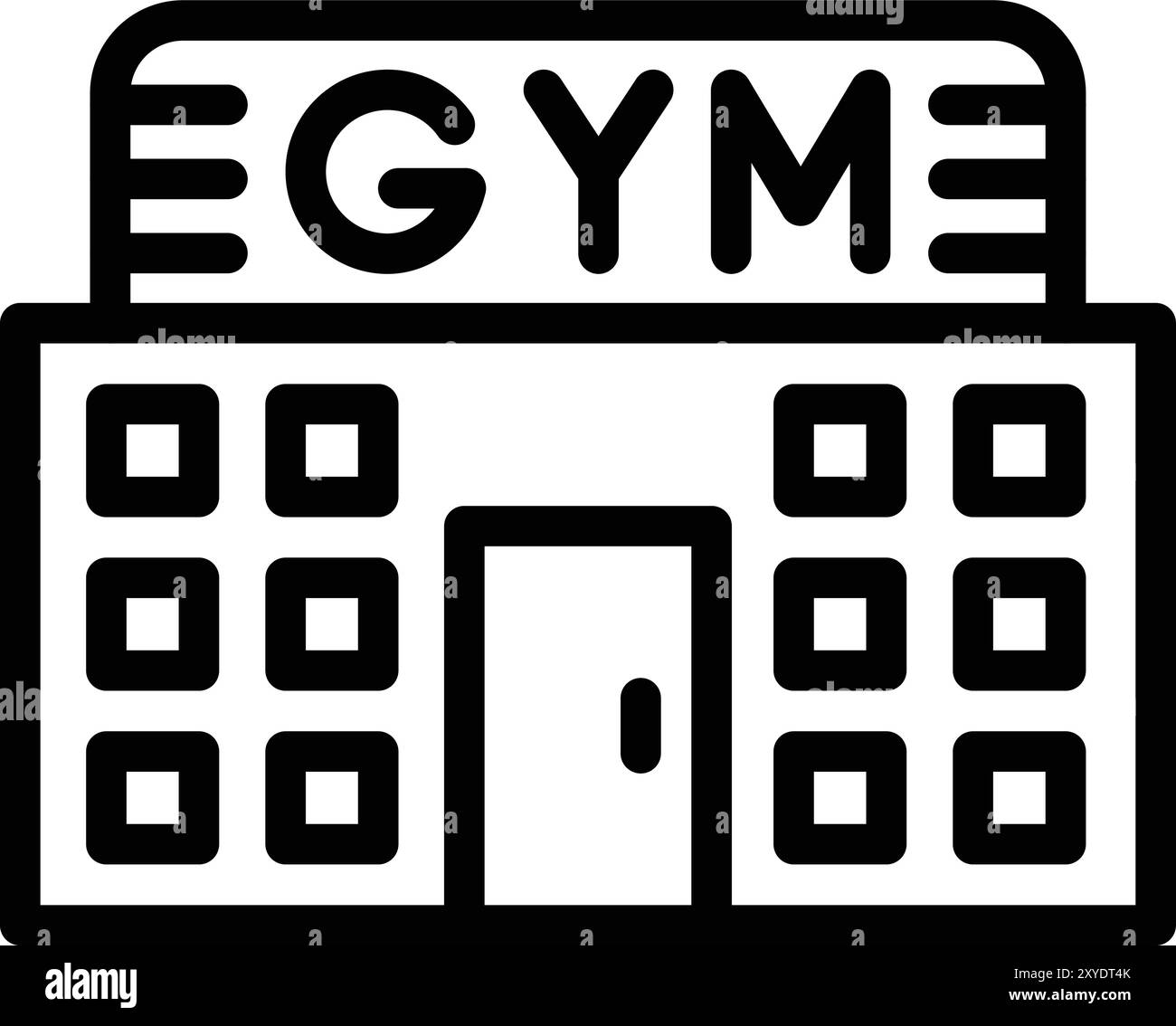 Gym logo image Cut Out Stock Images & Pictures - Alamy