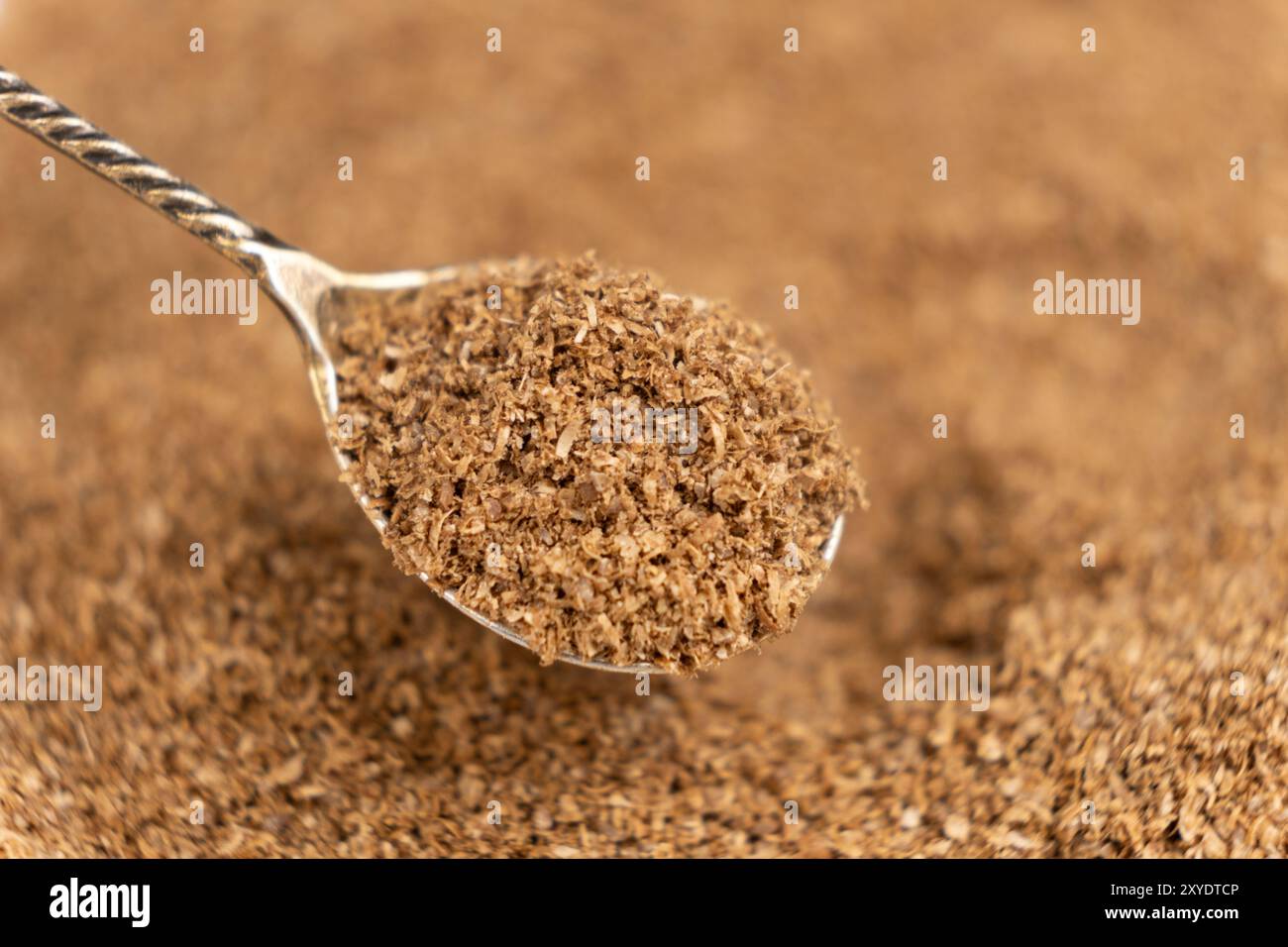 Ground coriander natural spice in a spoon close-up Stock Photo - Alamy