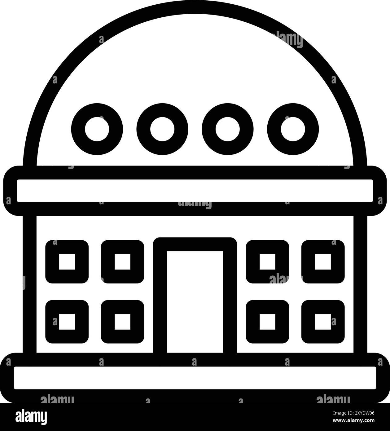 Planetarium Vector Icon Design Illustration Stock Vector Image & Art ...