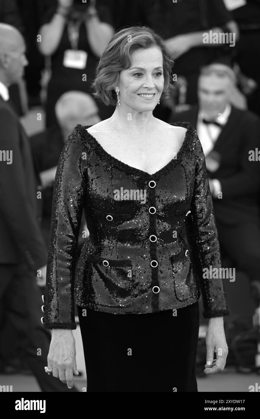 August 28th, Venice Sigourney Weaver attends the 81th Venice Film ...