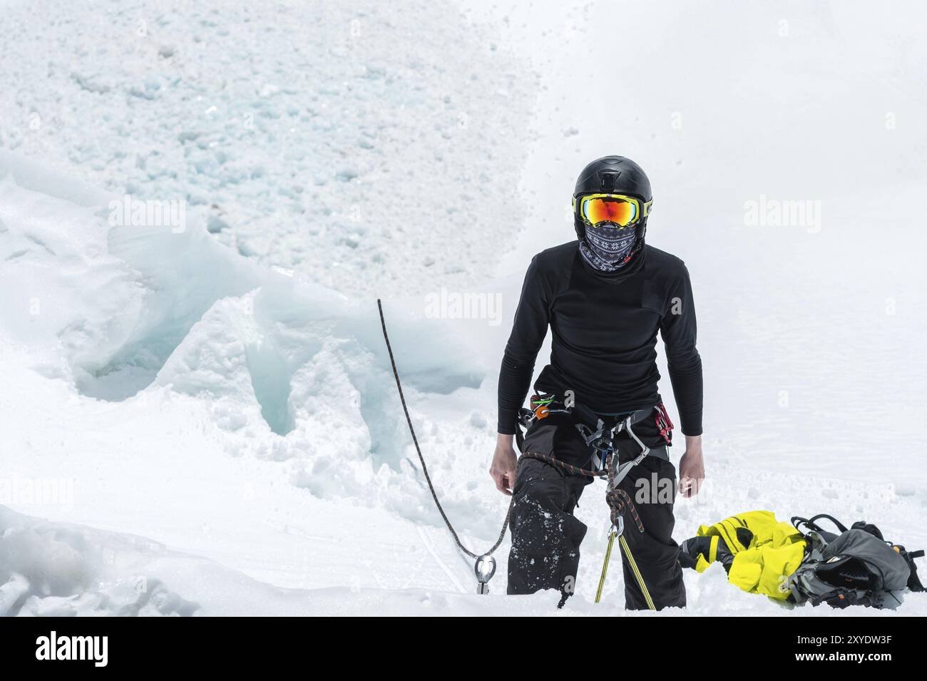 Alpinist axes exercises climbing skills hi-res stock photography and ...