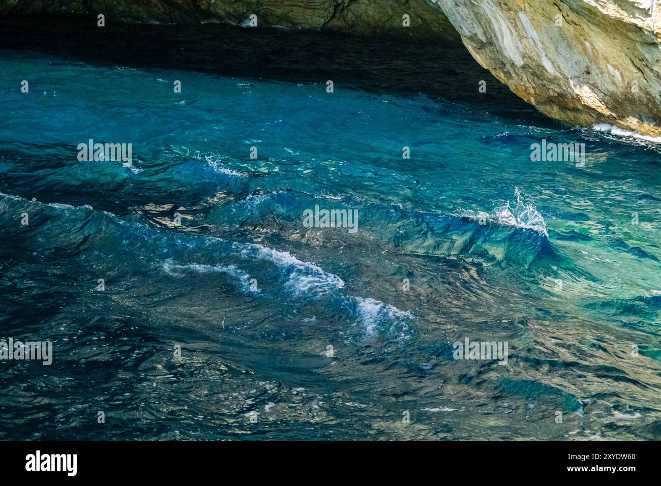 Meganisi Papanikolis Sea Cave Stock Photo - Alamy