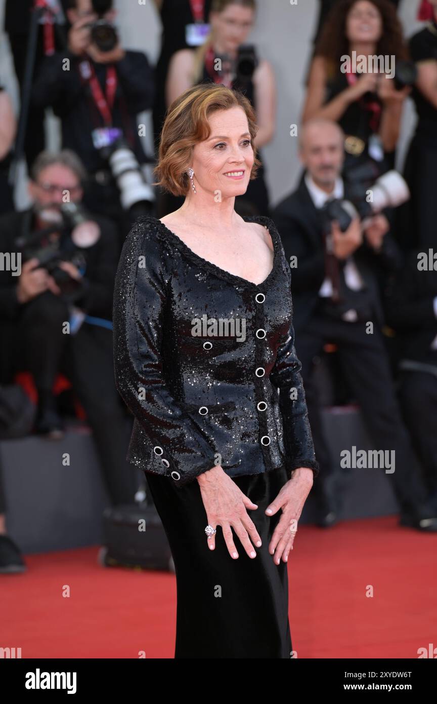 August 28th, Venice Sigourney Weaver attends the 81th Venice Film ...