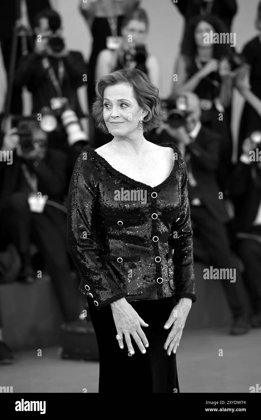 August 28th, Venice Sigourney Weaver attends the 81th Venice Film ...