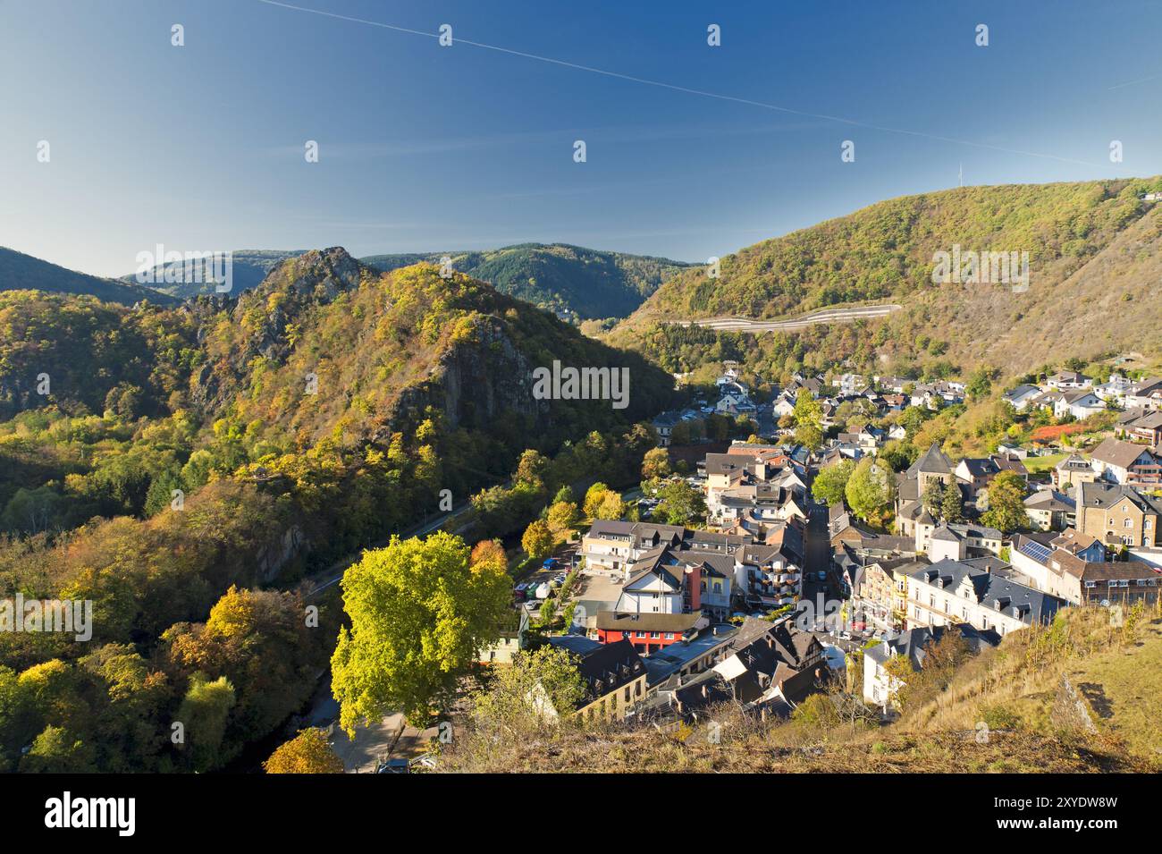Town view of Altenahr in the Ahr valley Stock Photo - Alamy