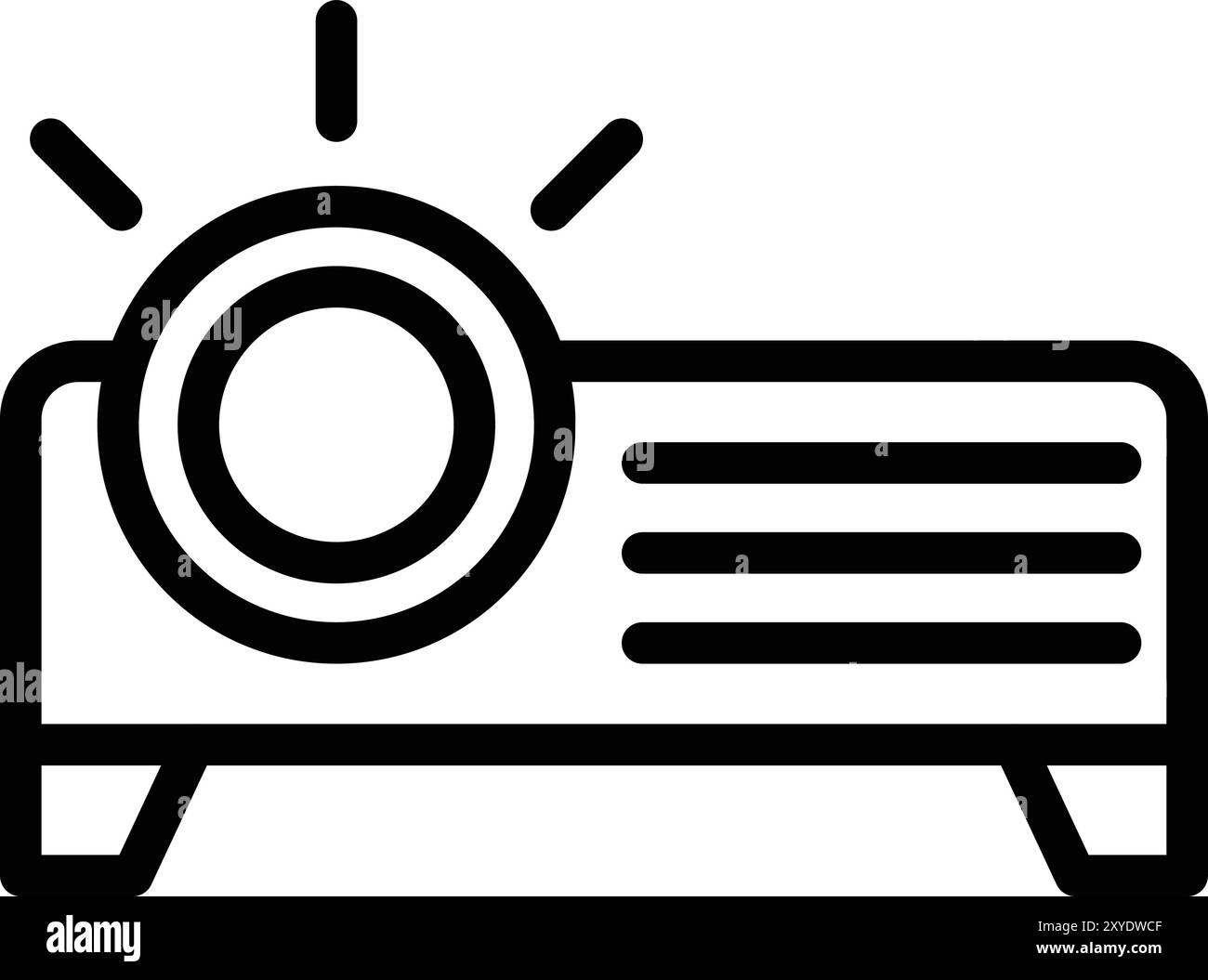 Movie projector clipart hi-res stock photography and images - Alamy