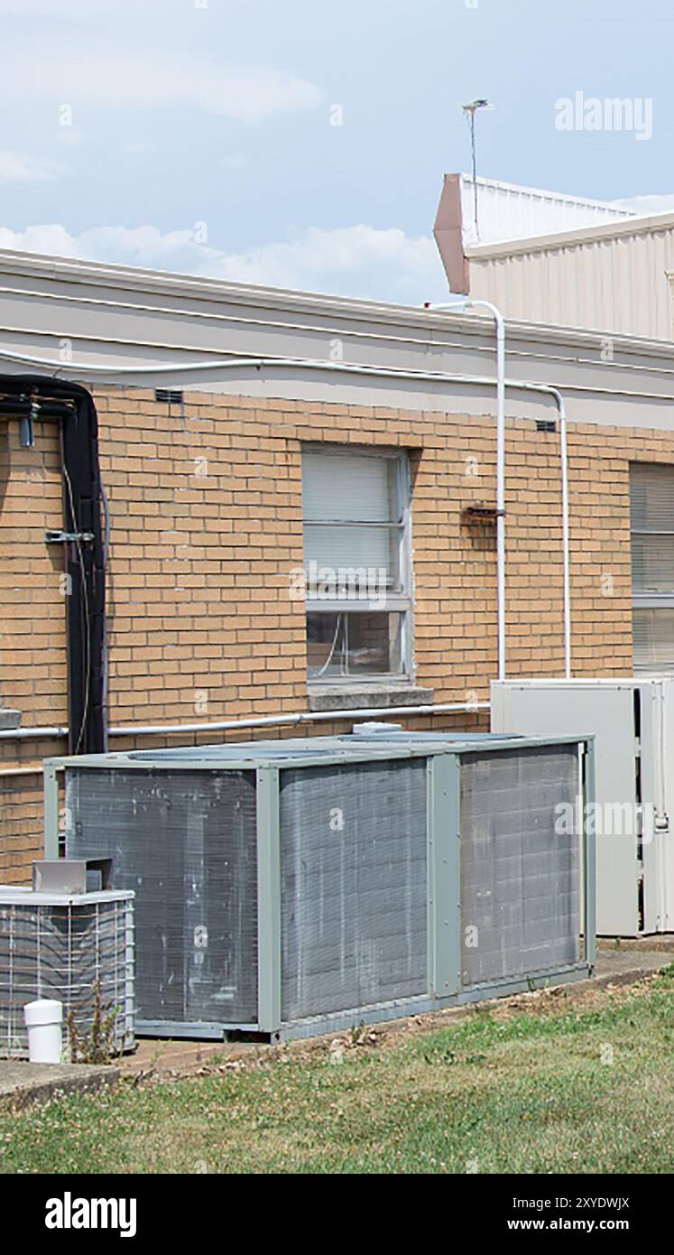 Washington, United States. 29th Aug, 2024. View of the air conditioning ...