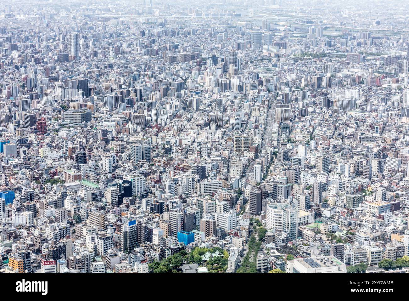 Tokyo Aerial View in Japan Stock Photo - Alamy