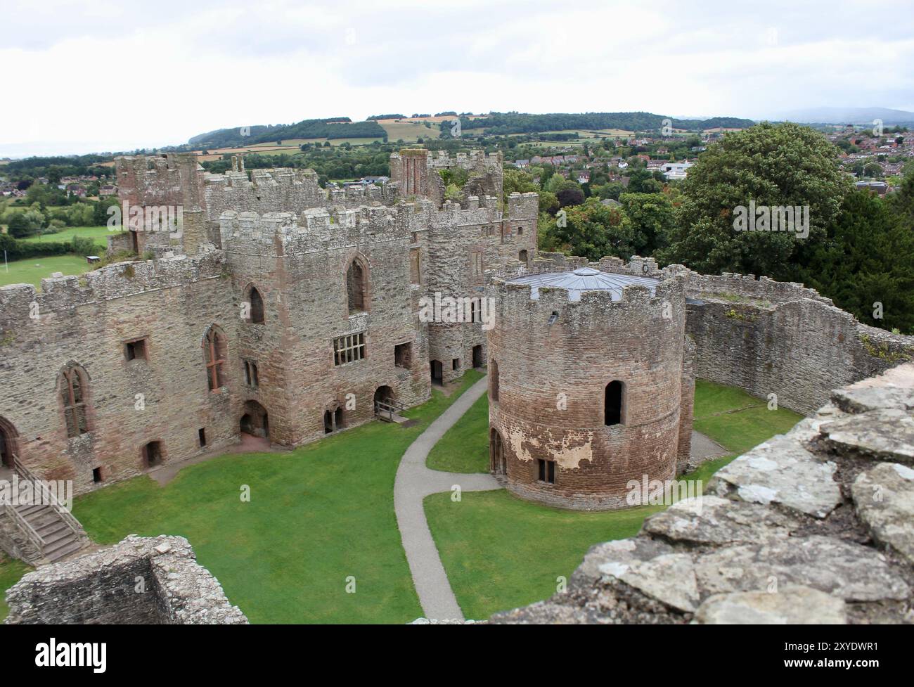 Ludlow Castle, Ludlow, Shropshire, England, UK Stock Photo - Alamy