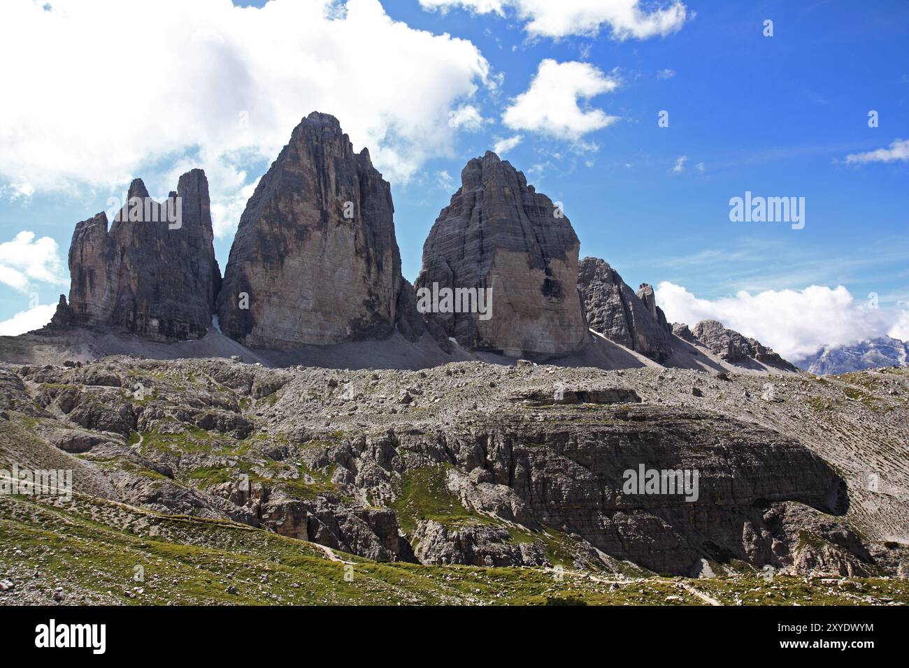 The three peaks Stock Photo - Alamy