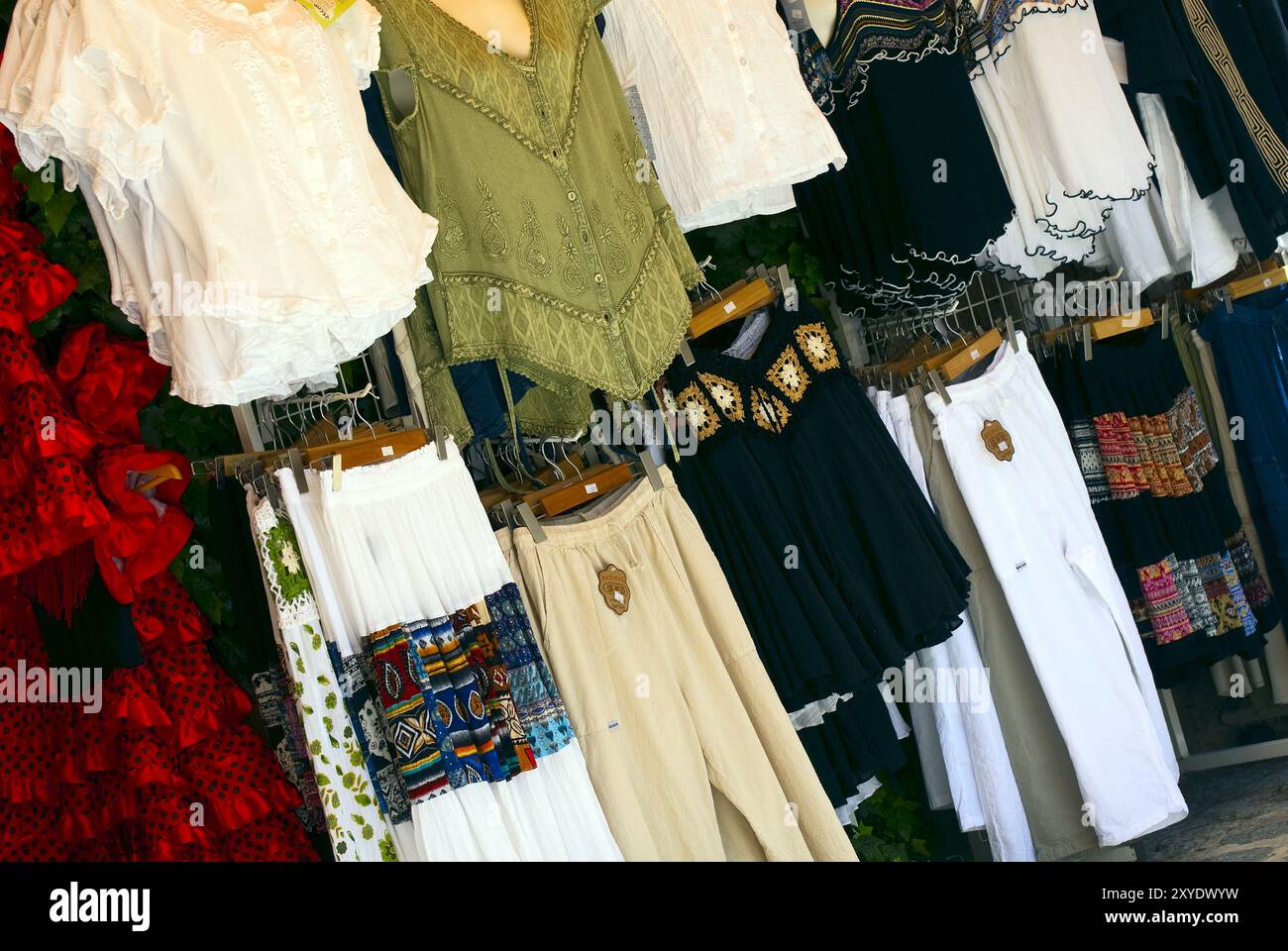 Stall stalls booth market clothing hi-res stock photography and images ...