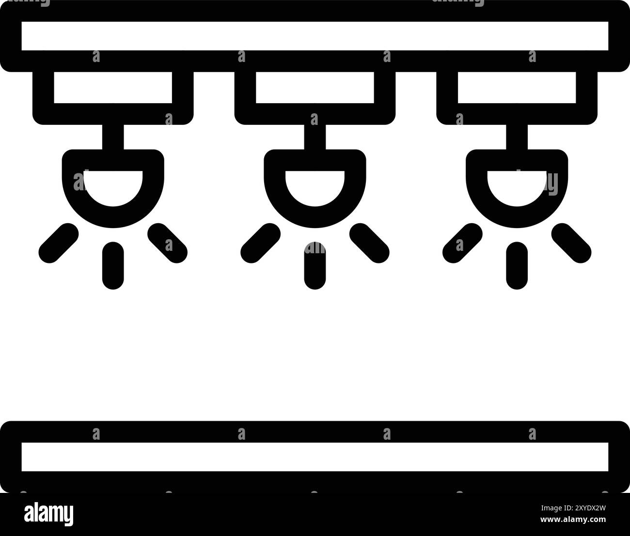 Spotlight Vector Icon Design Illustration Stock Vector Image & Art - Alamy