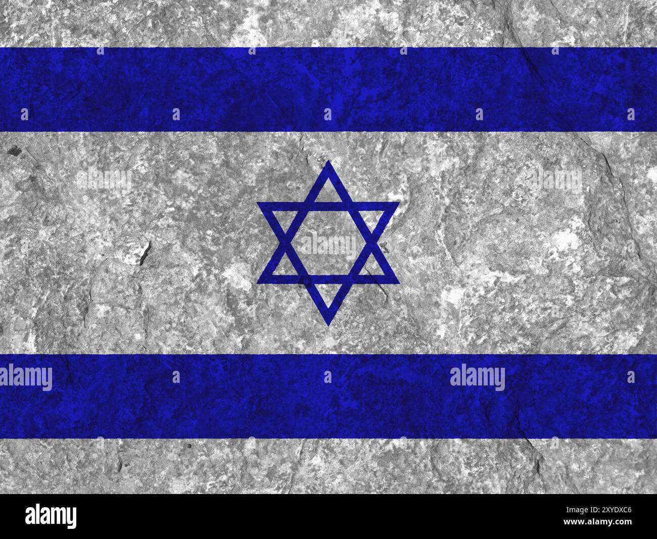 Israel flag with texture on a background Stock Photo - Alamy