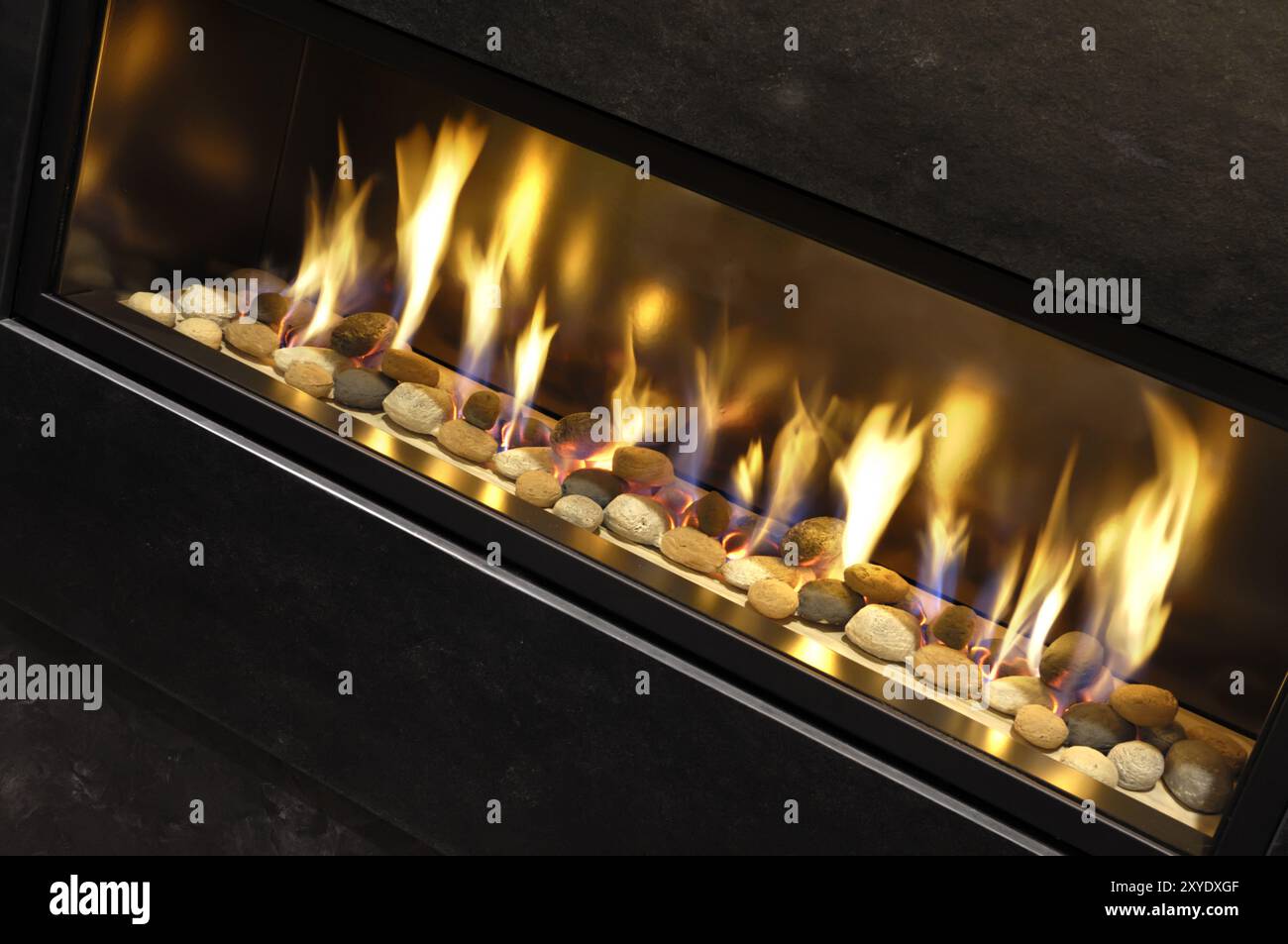 Gas fireplace design hi-res stock photography and images - Alamy