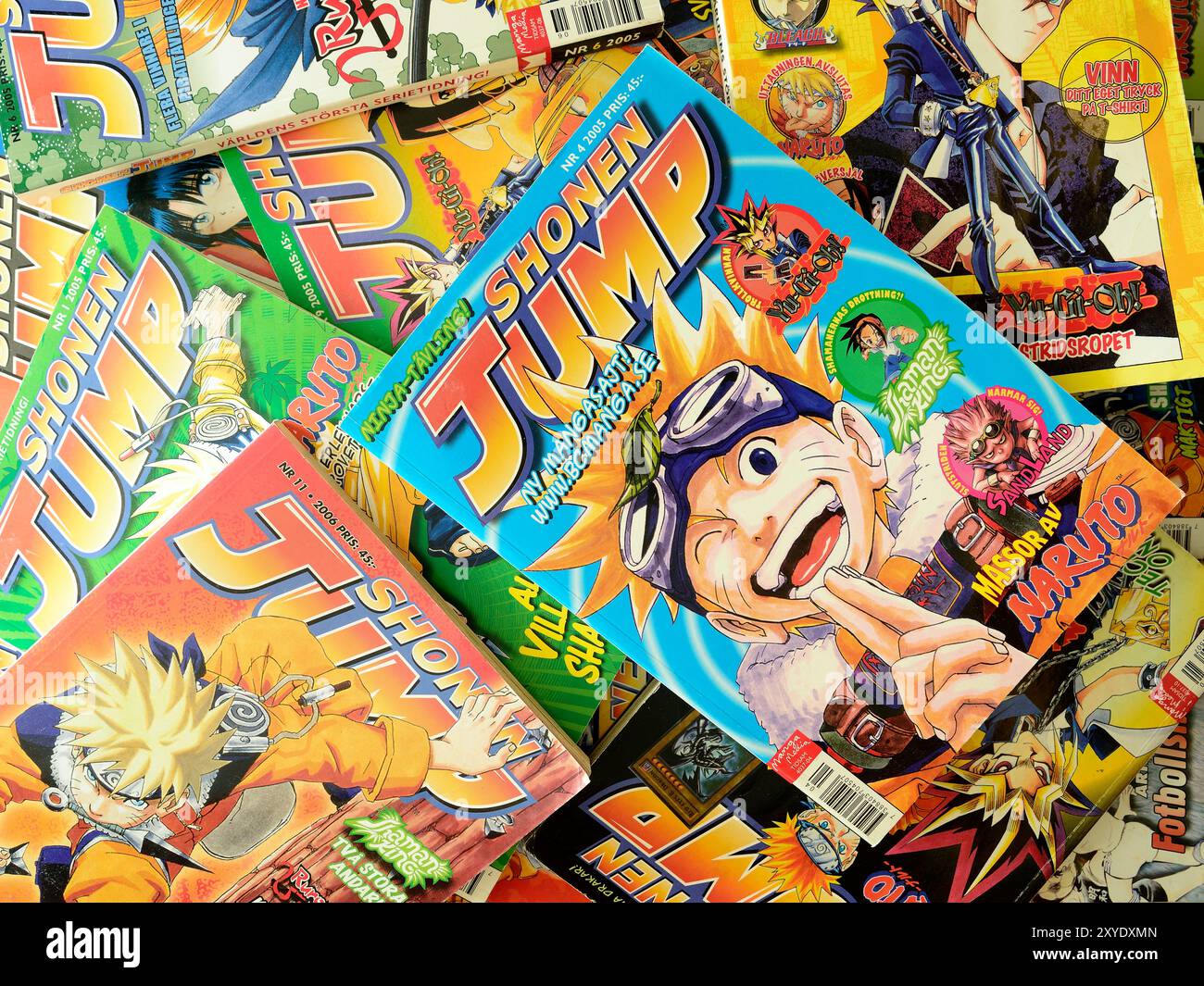 Stockholm, Sweden August 27th, 2024. A stack of comic books Stock Photo ...