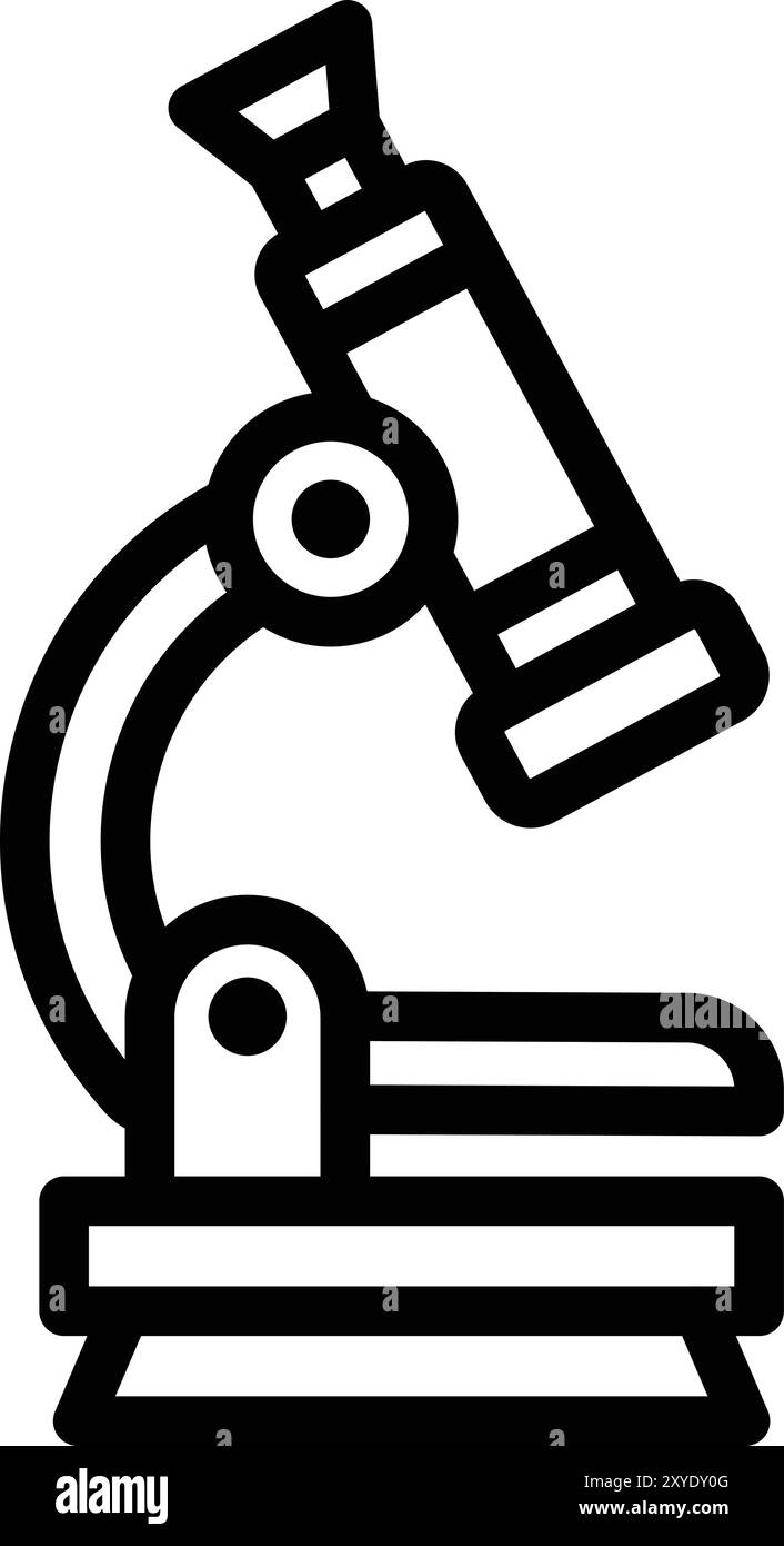 Microscope Vector Icon Design Illustration Stock Vector Image & Art - Alamy