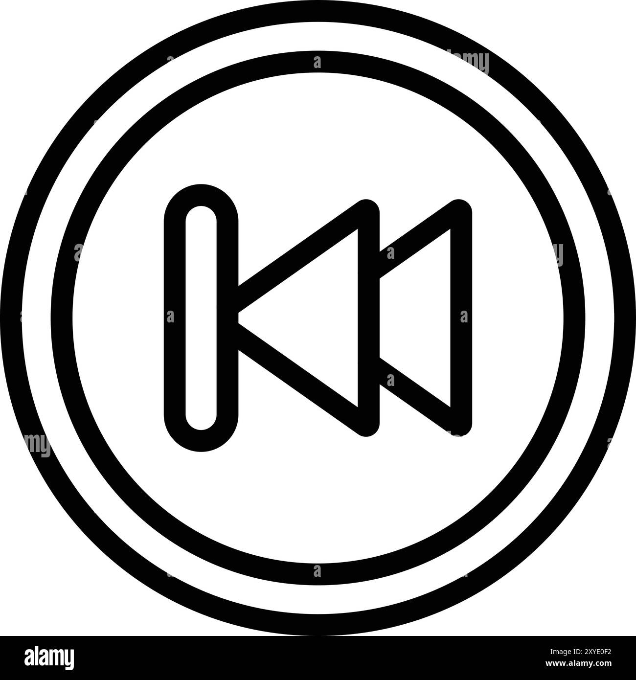 Backwards vector vectors Black and White Stock Photos & Images - Alamy