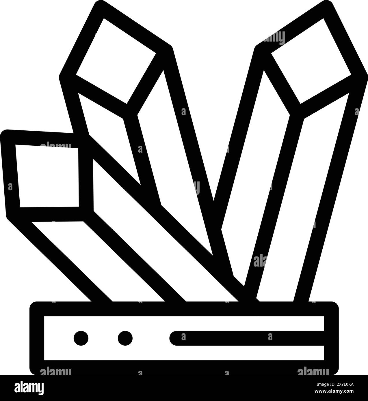 Crystals Vector Icon Design Illustration Stock Vector Image & Art - Alamy