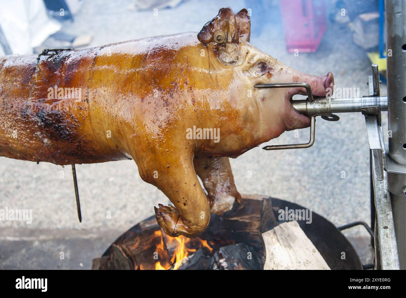 Barbecue from pig hi-res stock photography and images - Alamy