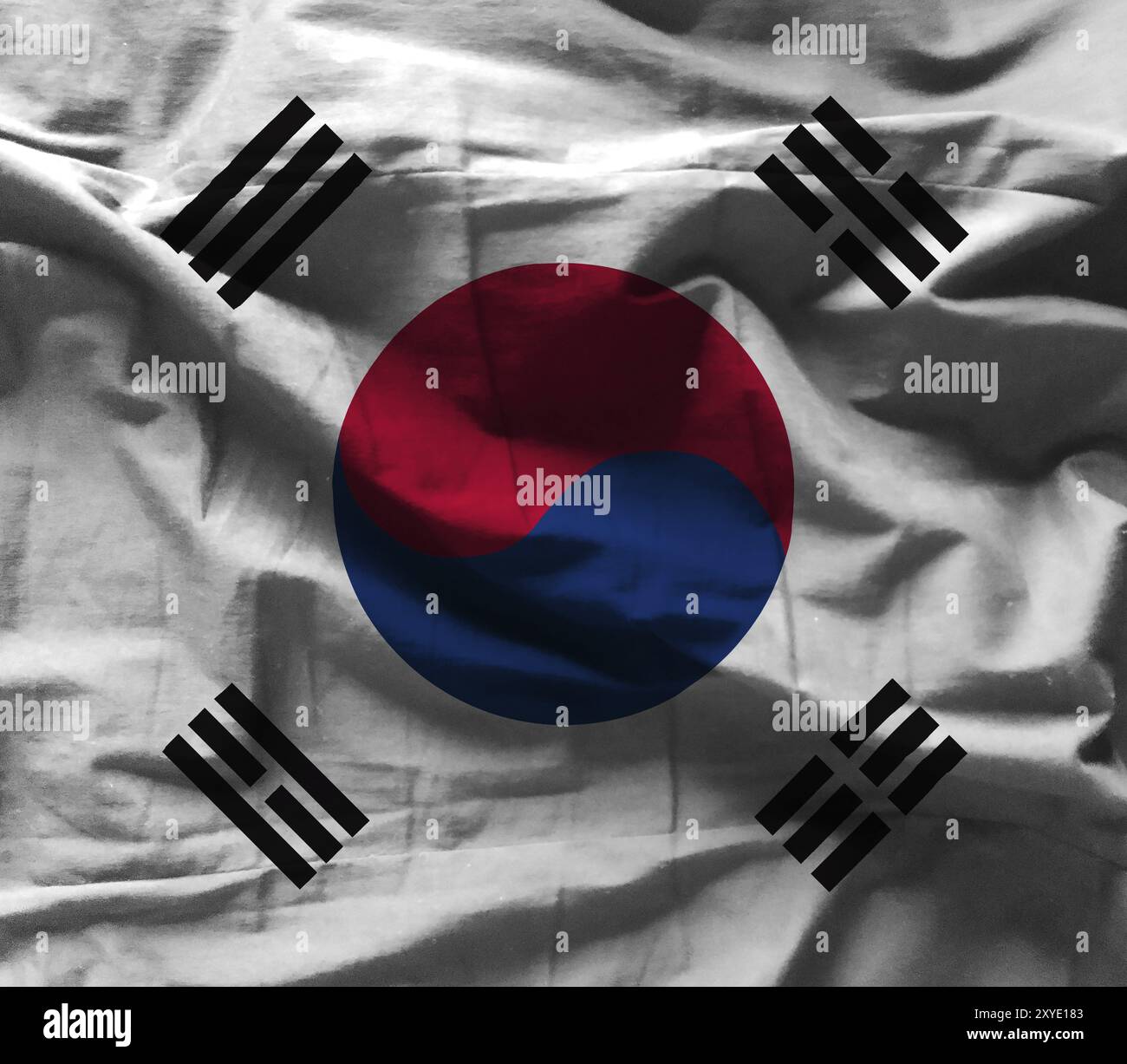 South corea flag hi-res stock photography and images - Alamy