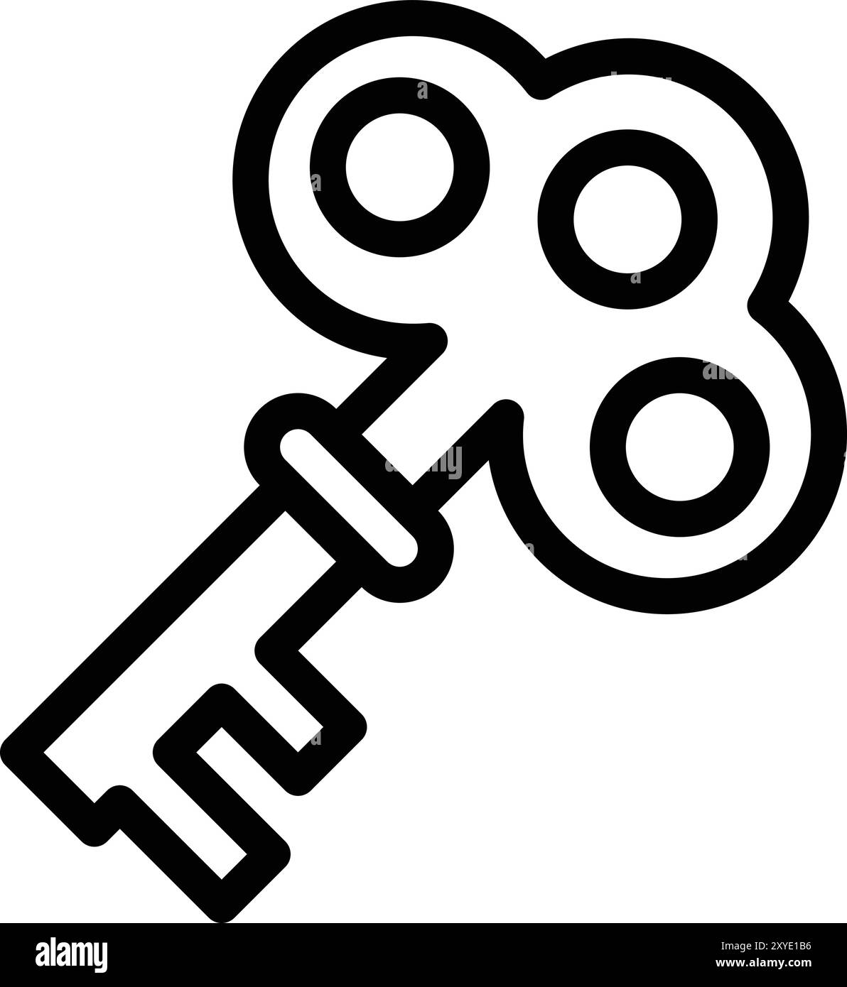 Key concept vector icons Black and White Stock Photos & Images - Alamy
