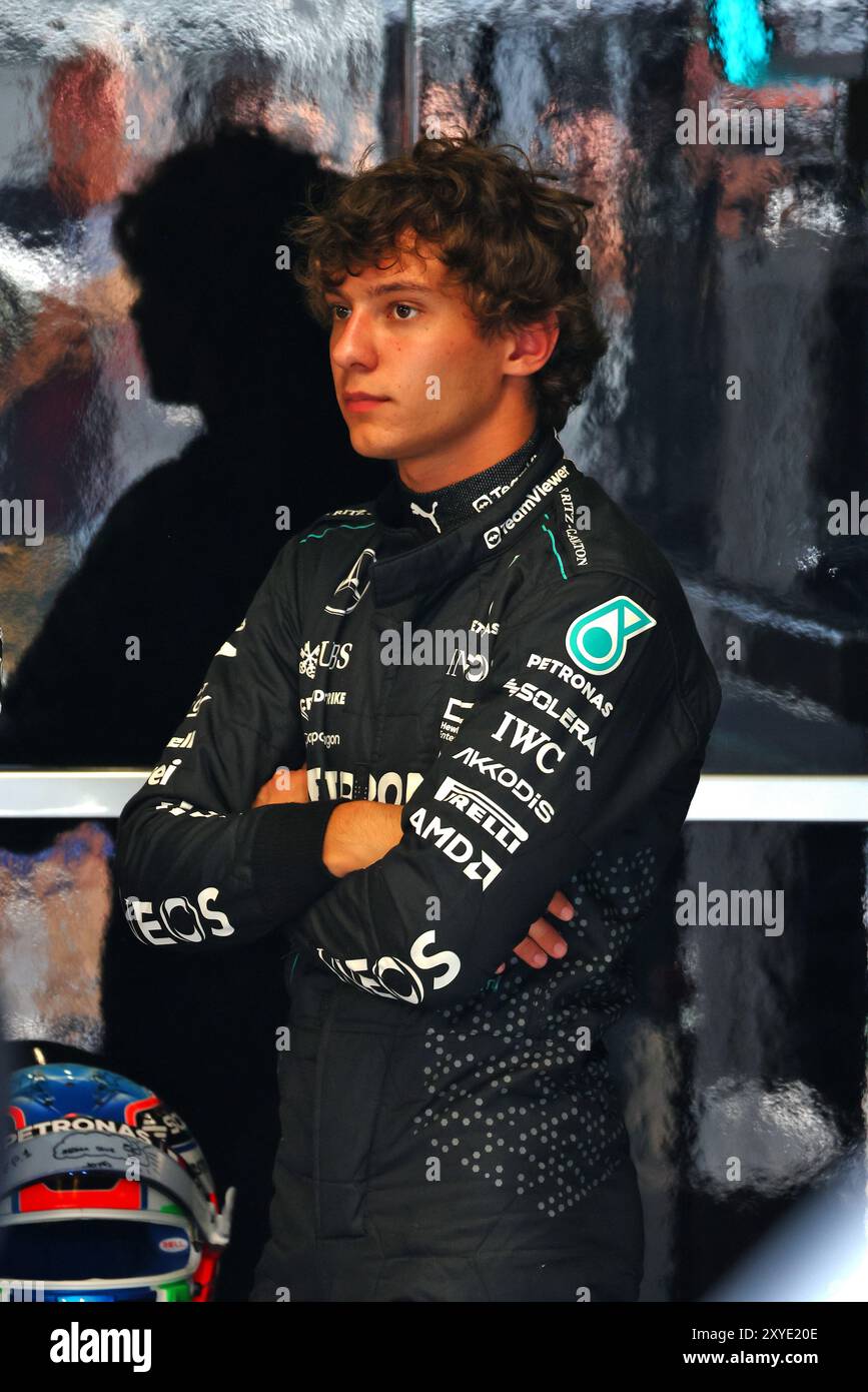 Monza, Italy. 29th Aug, 2024. Andrea Kimi Antonelli (ITA) Mercedes AMG ...