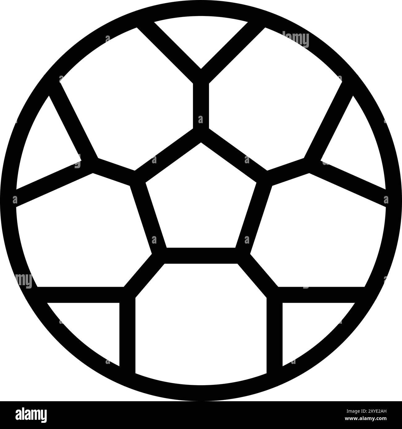 Football Vector Icon Design Illustration Stock Vector Image & Art - Alamy