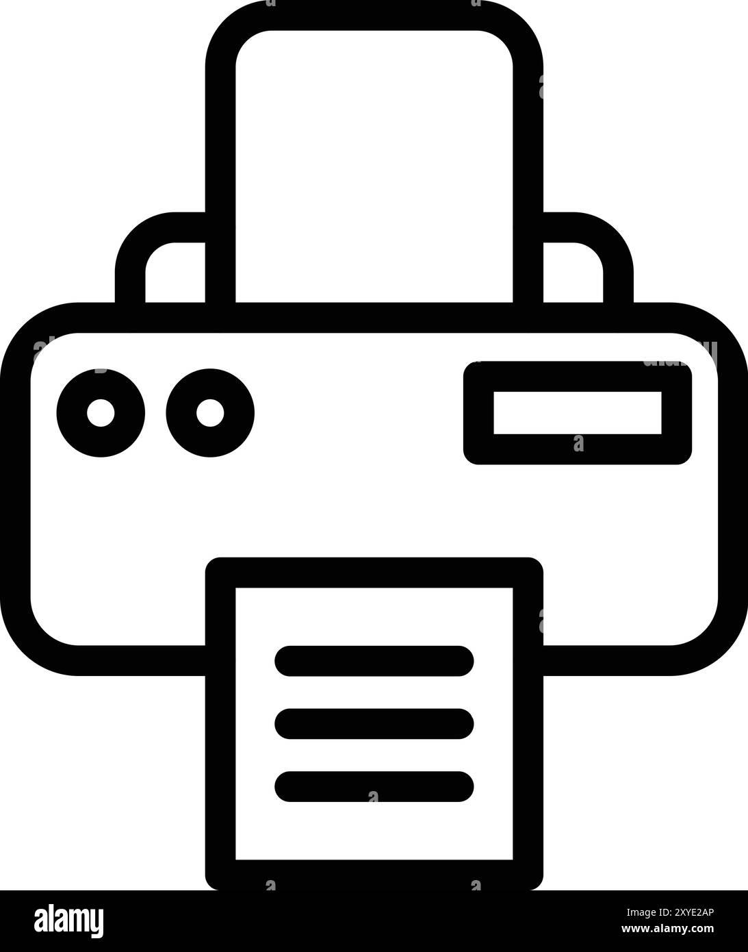 Printer clipart Black and White Stock Photos & Images - Alamy