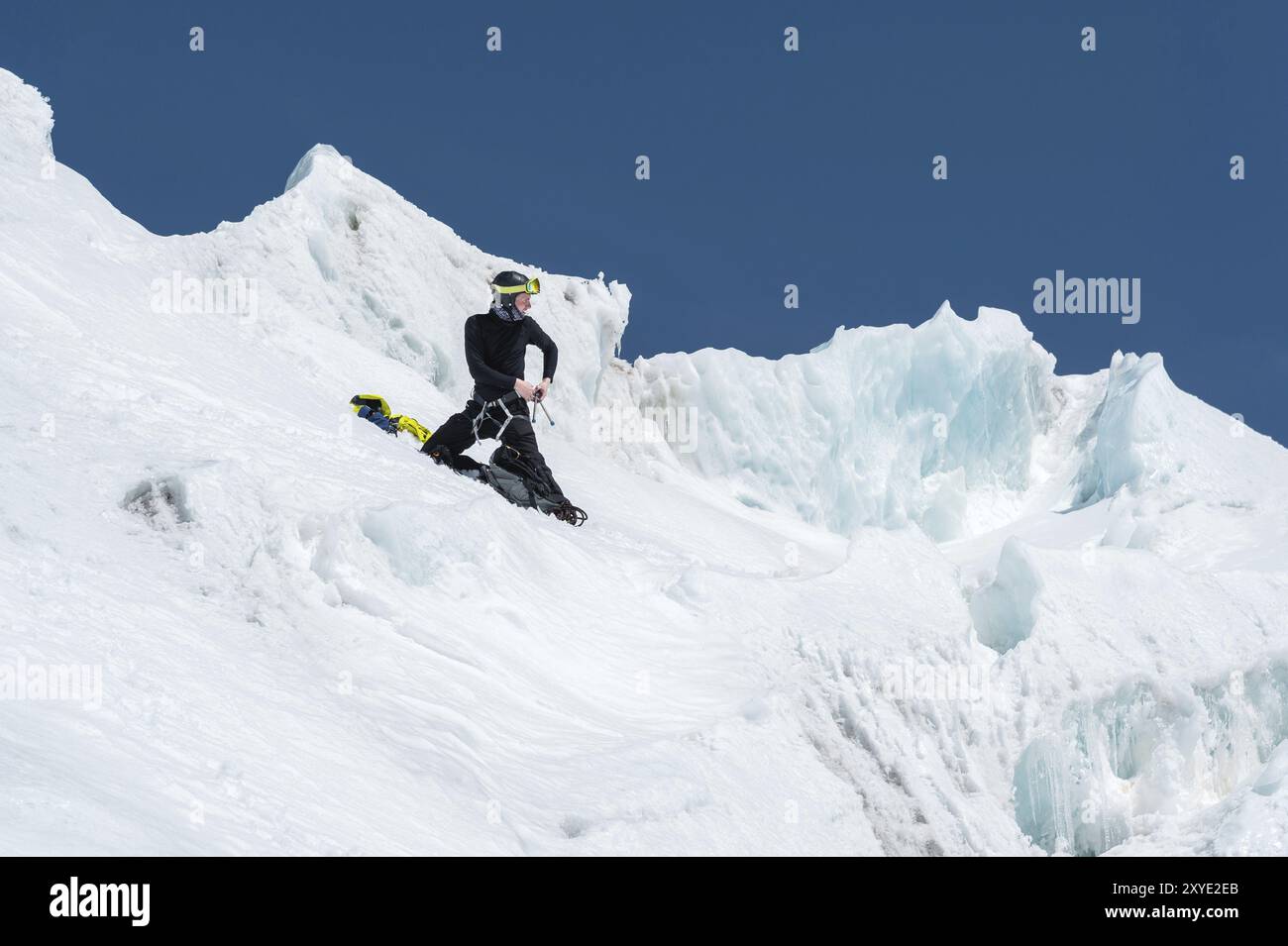 Alpinist axes exercises climbing skills hi-res stock photography and ...