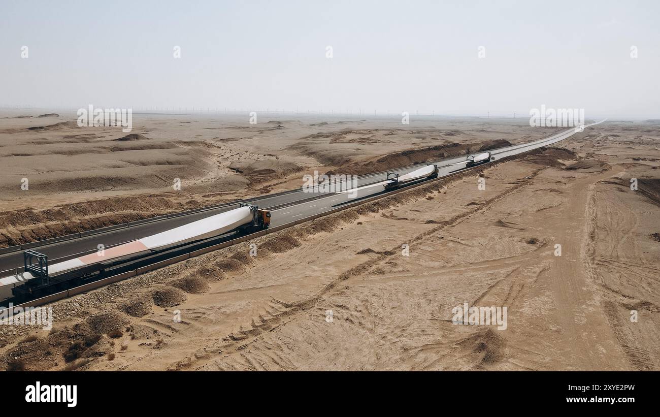 windmill Egypt , propellers , electric project Stock Photo - Alamy