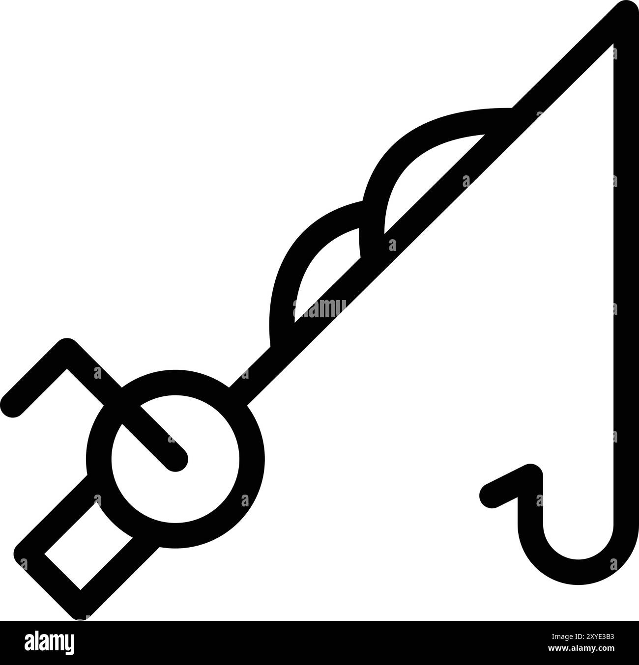 Fishing Vector Icon Design Illustration Stock Vector Image & Art - Alamy