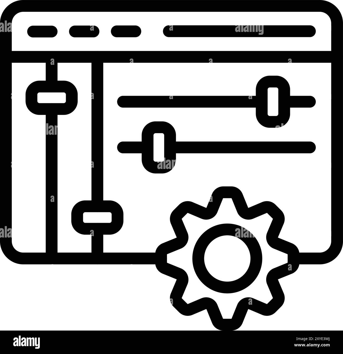 Cloud development settings Cut Out Stock Images & Pictures - Alamy