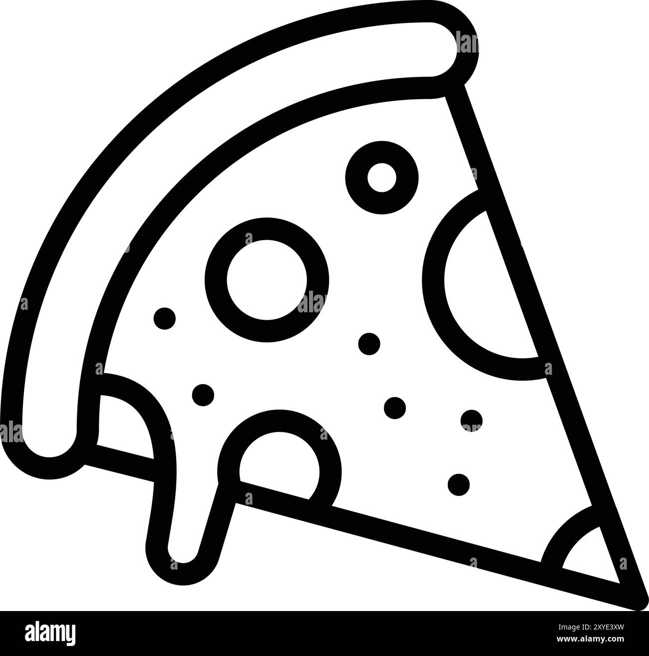 Pizza Vector Icon Design Illustration Stock Vector Image & Art - Alamy