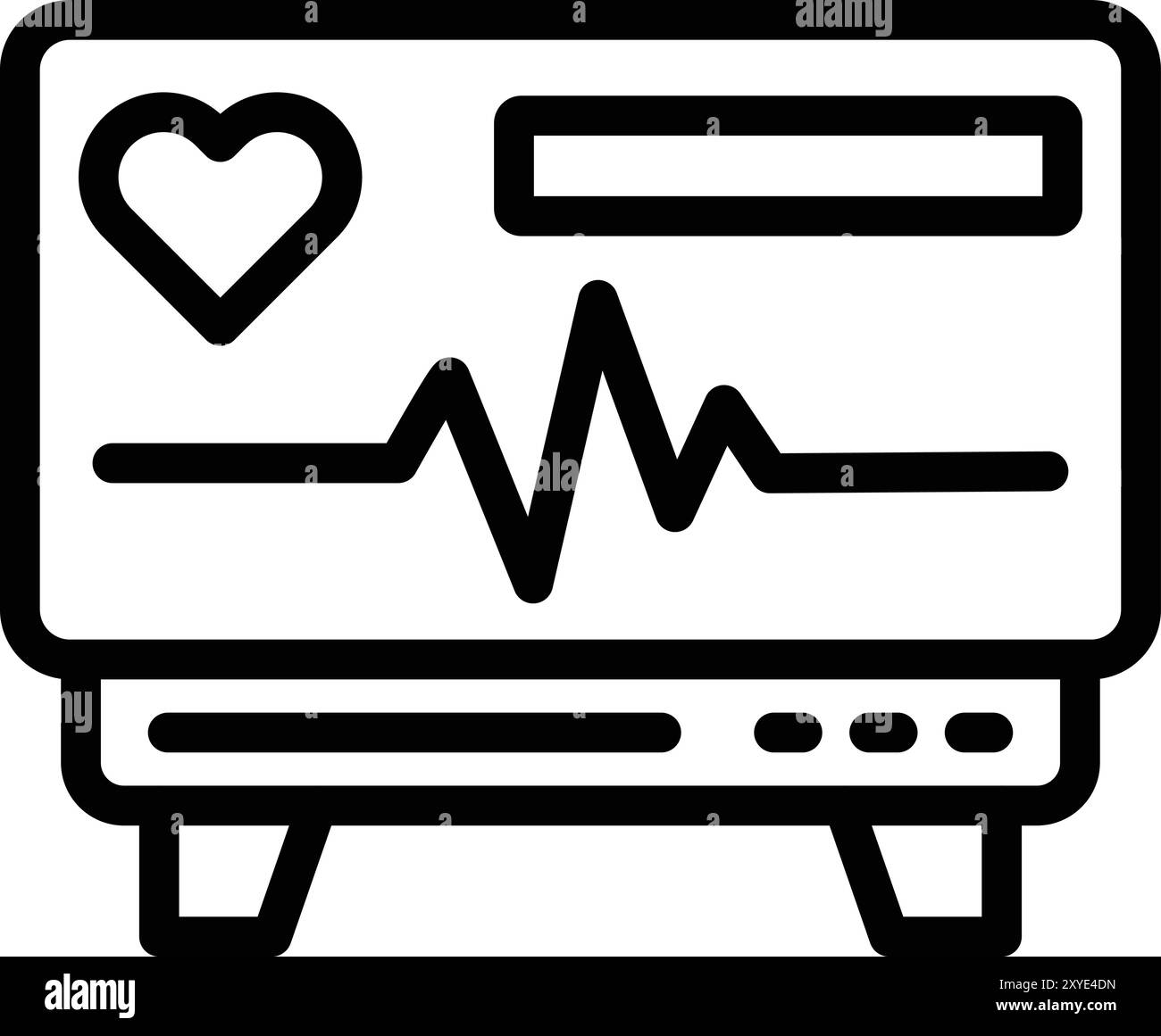 Heart rate monitoring icons hi-res stock photography and images - Alamy