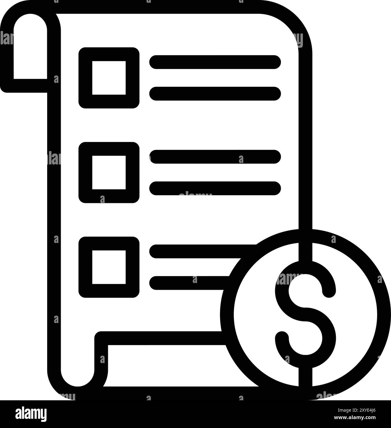 Vector icon concept price Black and White Stock Photos & Images - Alamy