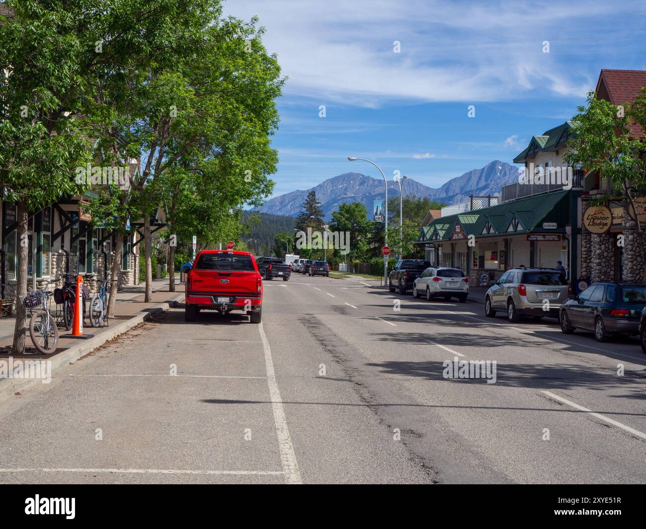 Pre-fire Jasper, Alberta, Canada Stock Photo - Alamy