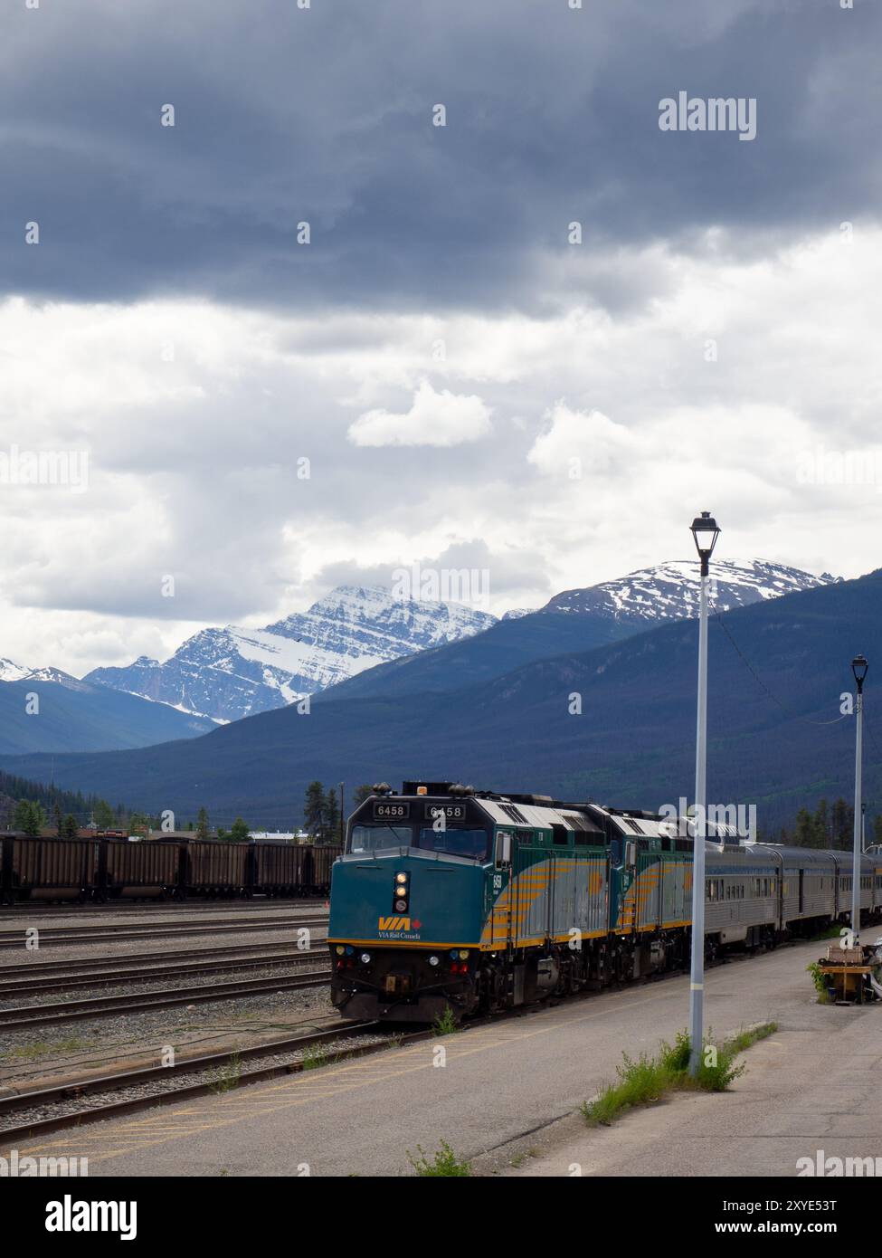 Pre-fire Jasper, Alberta, Canada Stock Photo - Alamy