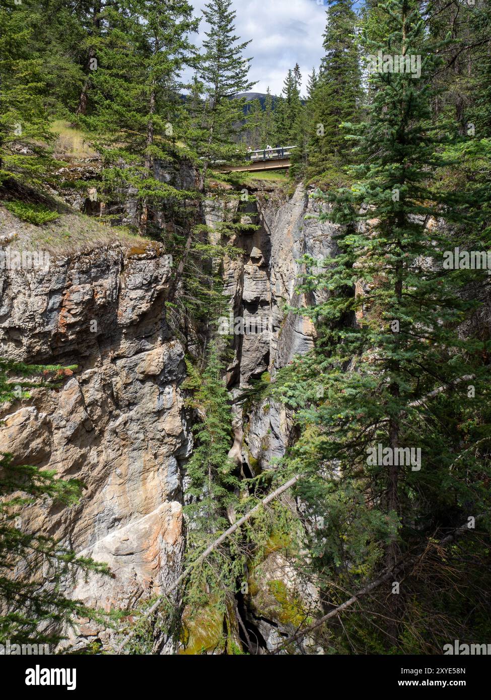 Bridge over canyon rocky mountains hi-res stock photography and images ...